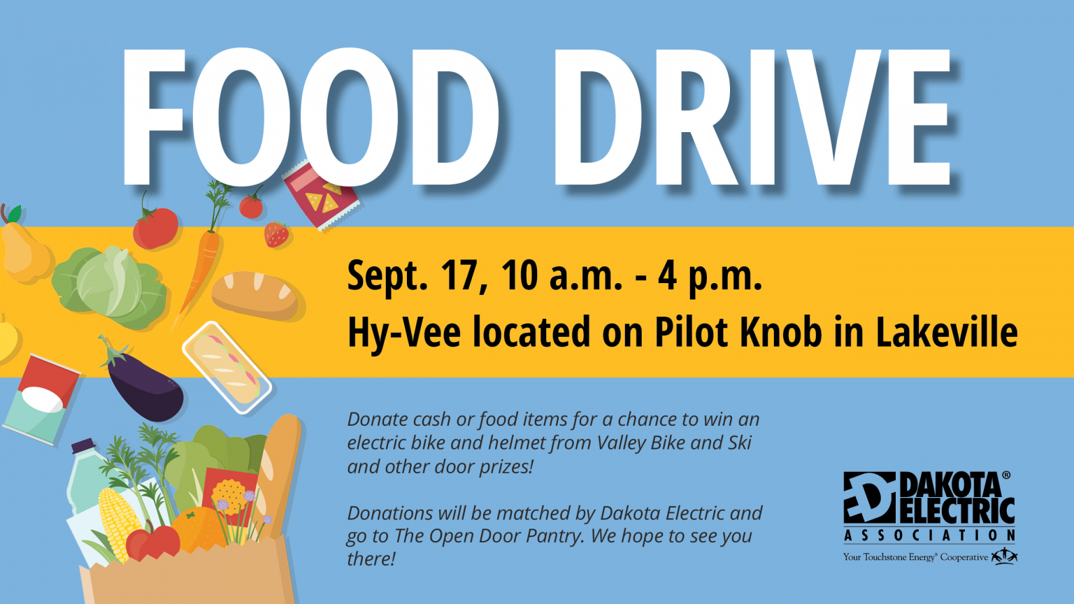 food drive graphic – Dakota Electric Association®