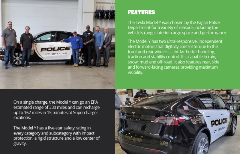 Eagan PD Receives Tesla – Dakota Electric Association®